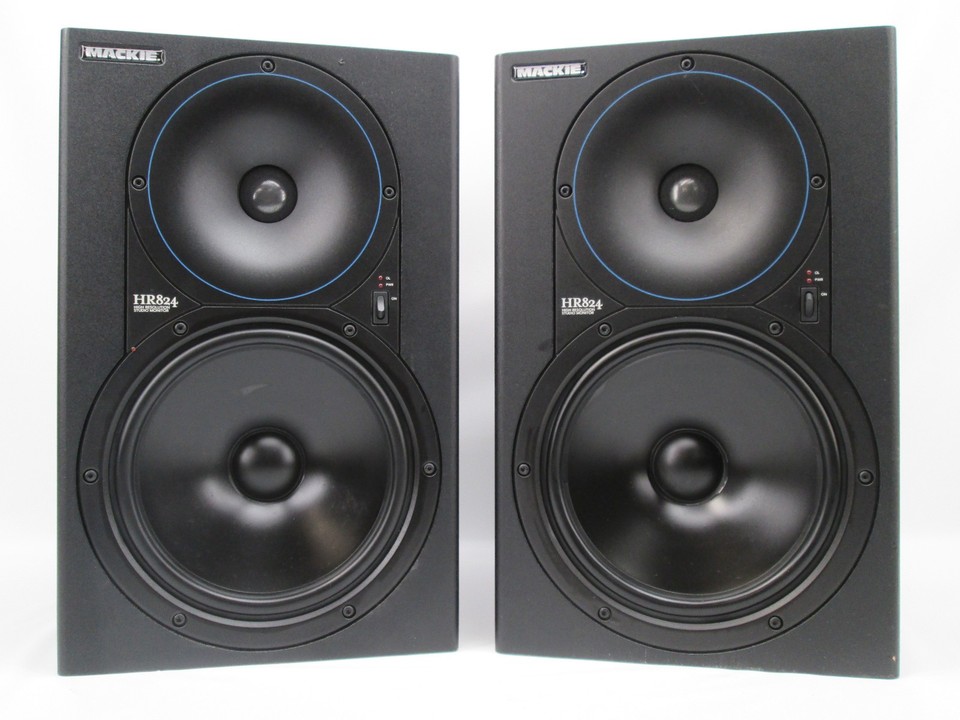 PAIR of Mackie HR824 High Resolution Studio Monitors Speakers #115 | eBay