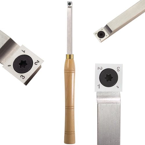 Rougher Woodturning Lathe Carbide Tipped Bended Chisel Tool with 14mm ...