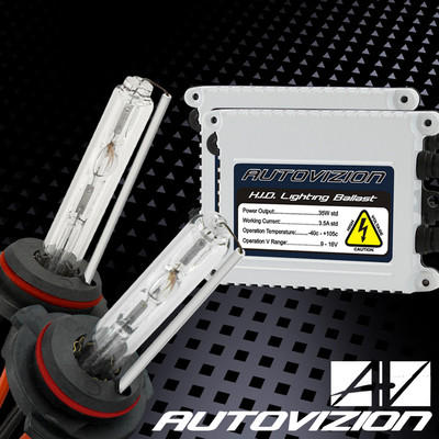 35W H3 HID Headlight Conversion Kit Slim Ballasts Xenon Bulbs 6000k 6k ...