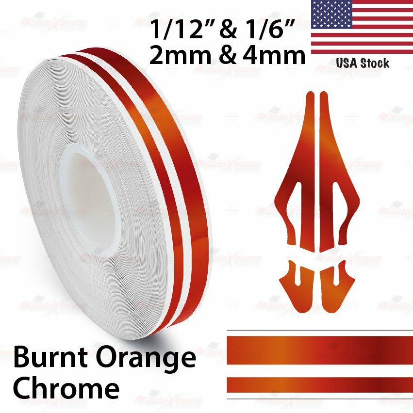 12mm 1/2" Roll PinStripe PinStriping Double Lines Trim Tape Vinyl Car ...