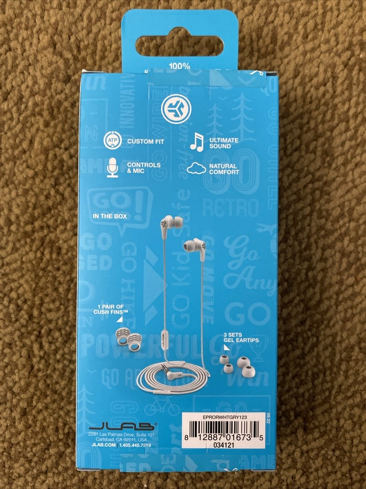 JLab JBUDSPRO Signature Earbuds Mic & Track Control Ultimate Sound Free ...