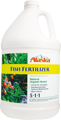 Alaska Fish Emulsion Fertilizer 5-1-1 Concentrate 1 Gallon (Packaging ...