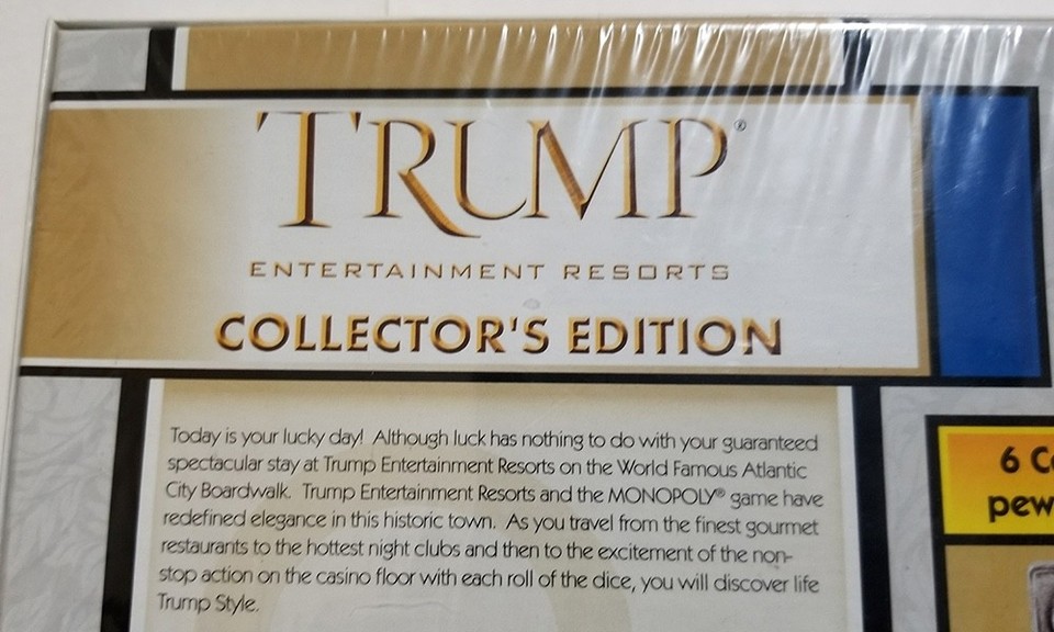 Trump Monopoly, Rare Sealed Collectors Edition, Vintage from Trump ...