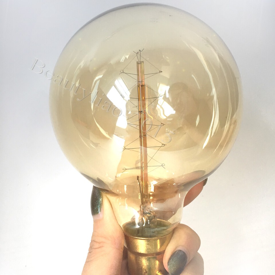 40W 60W G80/G95 Retro Edison Industrial Filament Dimmable Light Bulb ...
