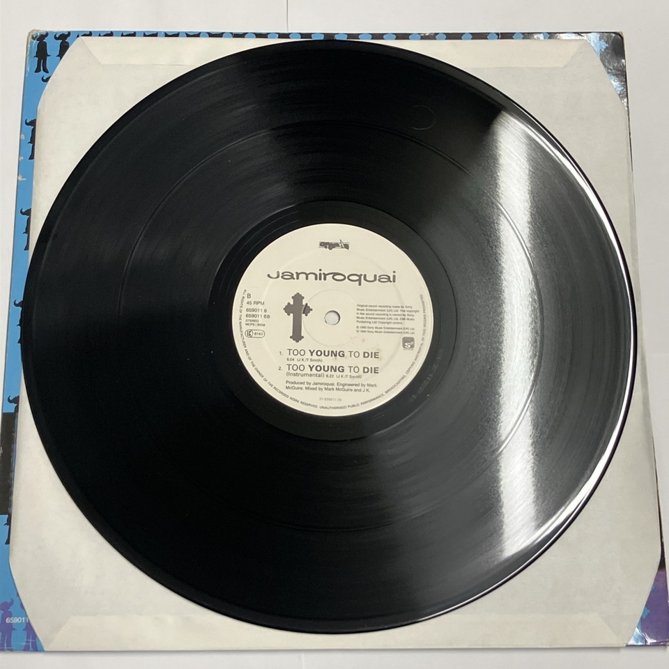Jamiroquai – Too Young To Die - Sony Soho Square 12" Vinyl 1993 Acid | eBay