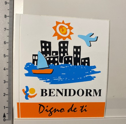 Aufkleber Sticker Benidorm Spanien Urlaub Digno de ti (12035) | eBay