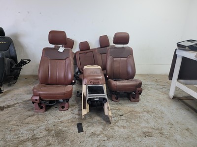 2011-2016 F250 King Ranch Power Front/Rear Seats w/Console; Crew Cab | eBay