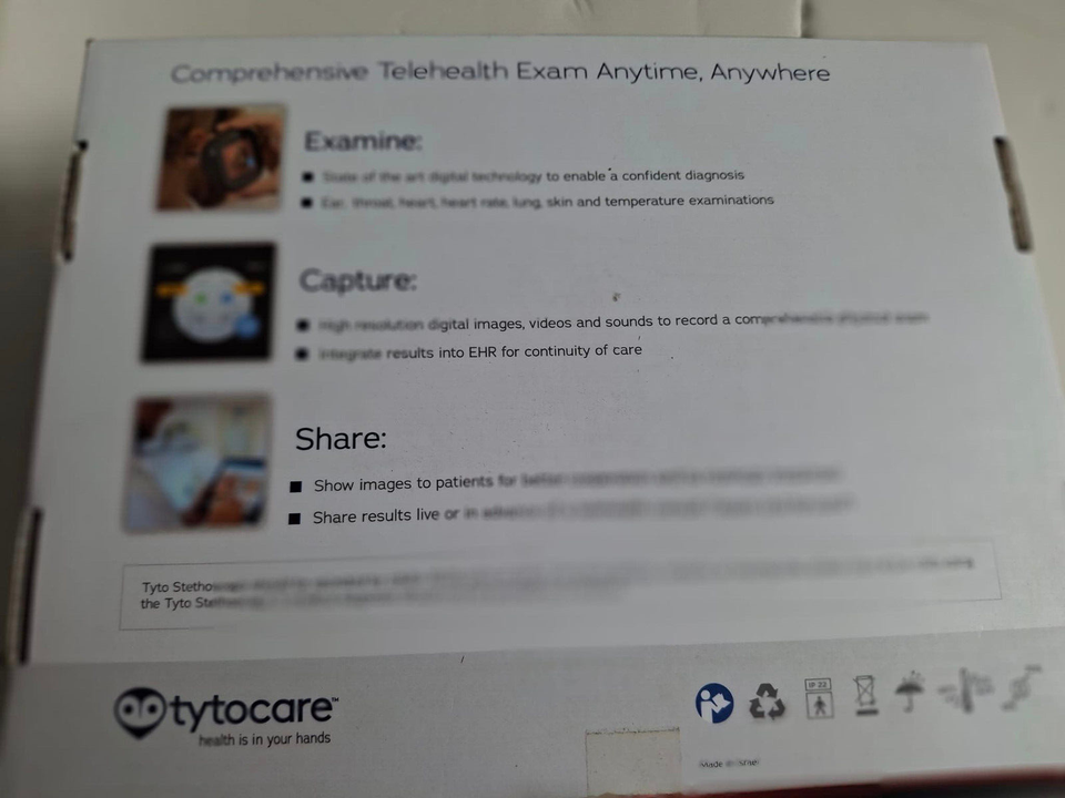 TytoCare TytoPro G2 On Demand Remote Exam Kit Electronic Monitor - NEW ...