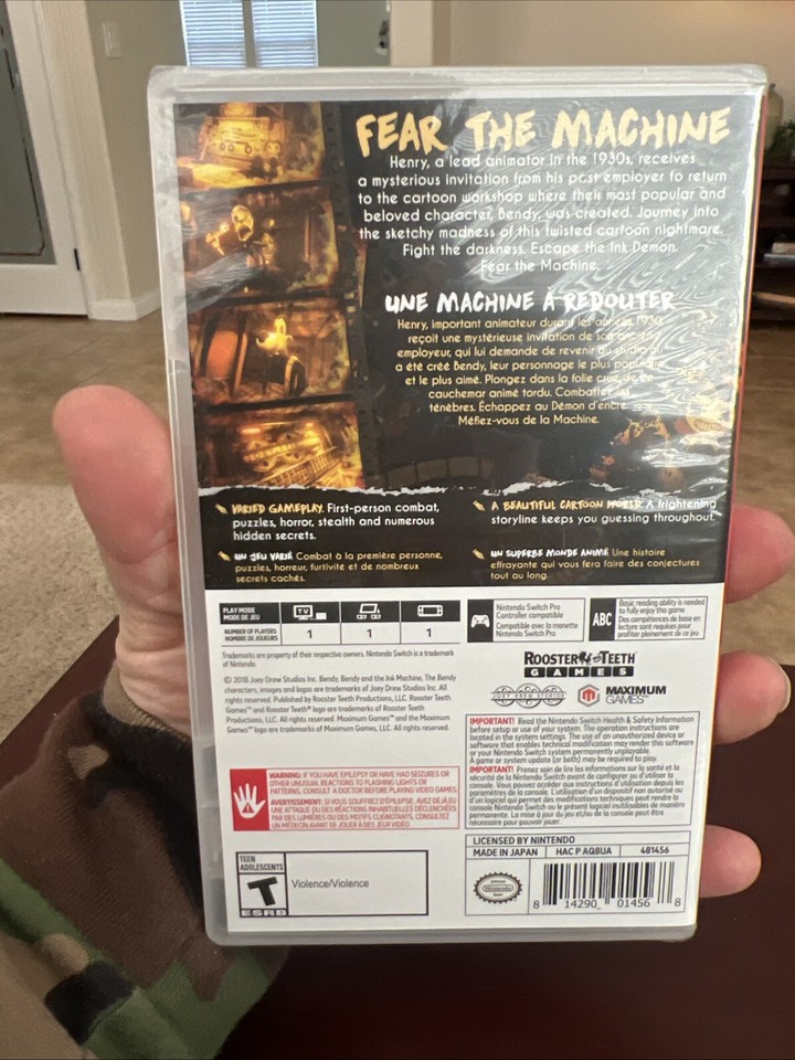Bendy and the Ink Machine - Nintendo Switch - New, Sealed, GameStop ...