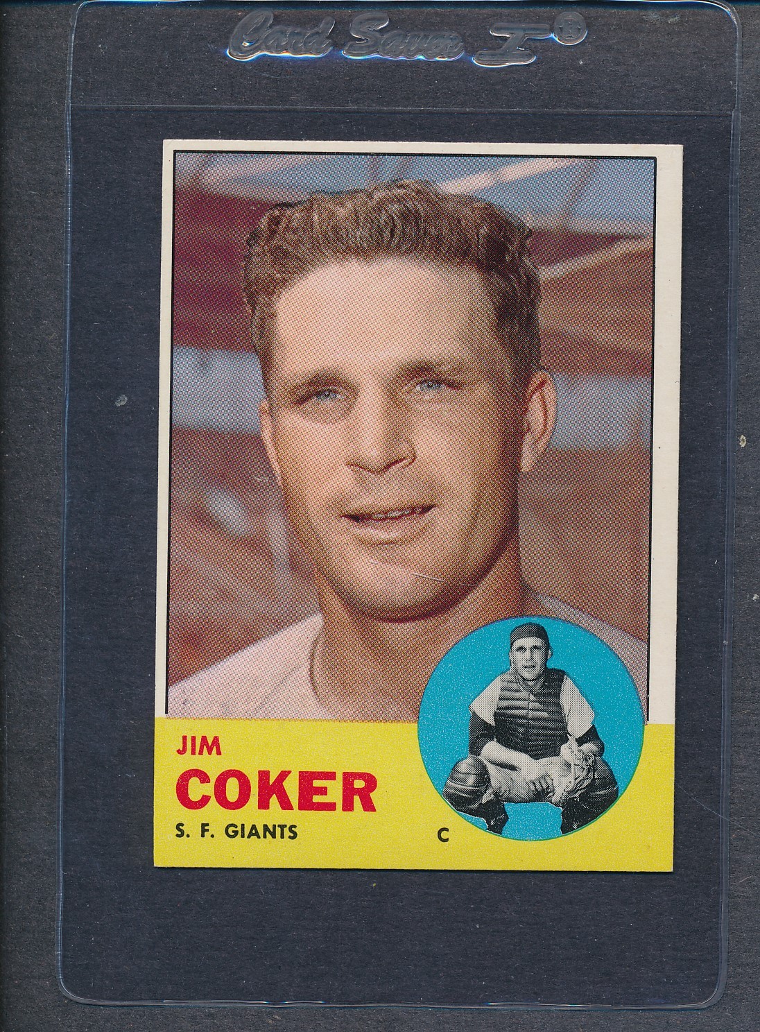 1963 Topps #456 Jim Coker Giants EX/MT *3697 | eBay
