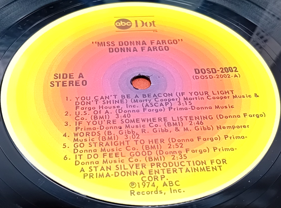 DONNA FARGO (COUNTRY) - Miss Donna Fargo - 1974 Vinyl LP - US Issue in ...