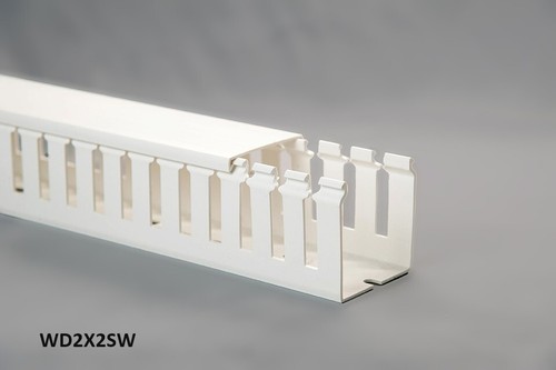 (1) New 2"x2"x2m Wide Finger Open Slot Wiring Duct/Cable Raceway w ...