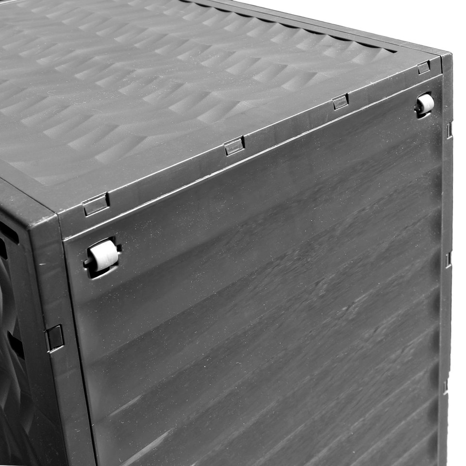 320L Large Cargo Garden Storage Box Outdoor Patio Container Chest Lid ...
