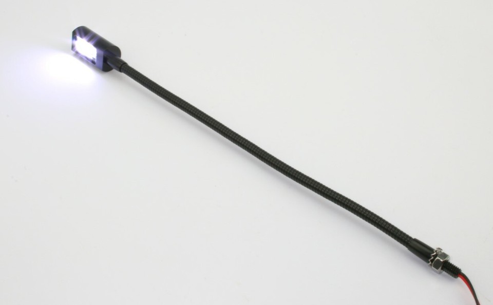 PilotLights Mini Gooseneck Panel Light with SWITCH, Map Light -12V ...