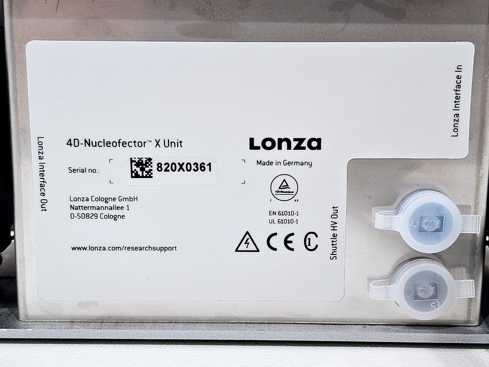 Lonza 4D Nucleofector Core and X Unit | eBay