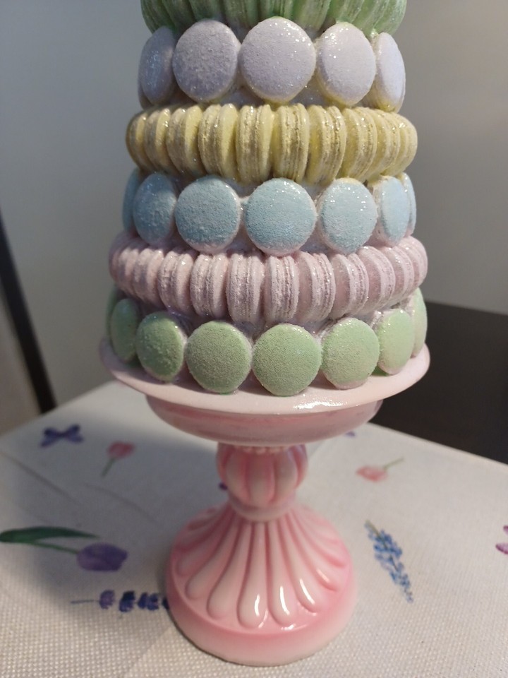 NEW MACARON TREE TOPIARY CENTERPIECE TABLE DECOR 16" CHRISTMAS TEA ...