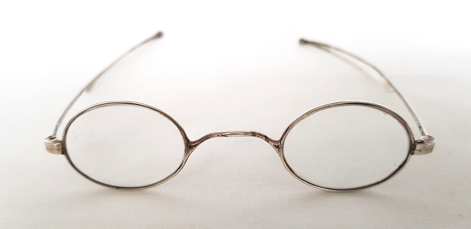 Rare & Beautiful Solid Silver Victorian Reading Spectacles & Case 1842 ...