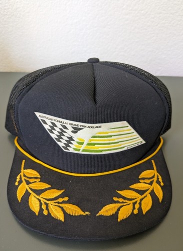 Vintage Australian Grand Prix Formula One Hat - Adelaide Made In Twain ...