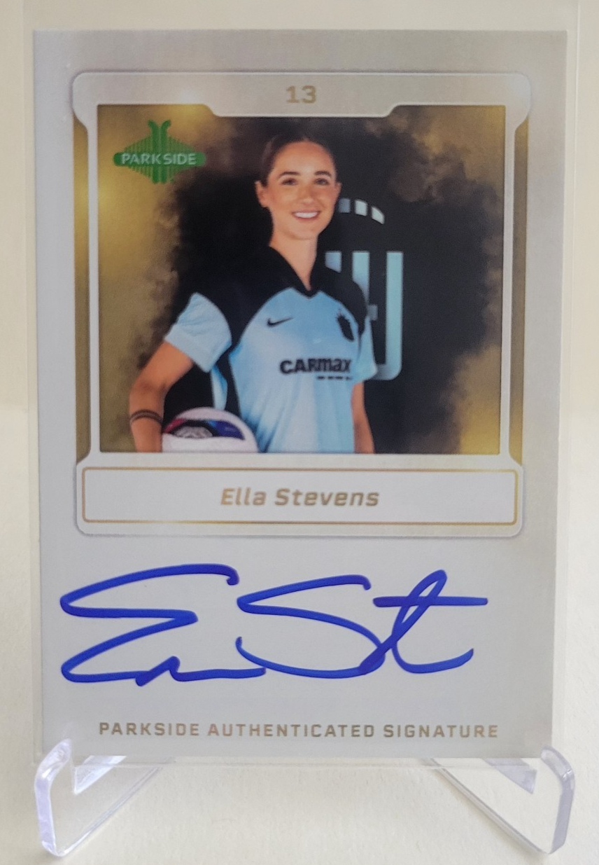 2025 PARKSIDE NWSL VOL 1 ELLA STEVENS SIGNATURE SERIES AUTO NJ/NY ...