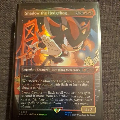 1x Shadow the Hedgehog, Foil, 2086, Secret Lair Sonic the Hedgehog ...