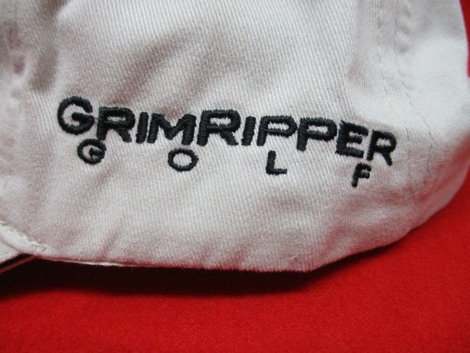 Grim Ripper Golf Hat- light tan beige color by Head Shots | eBay