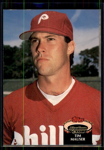 1992 Stadium Club Tim Mauser #558 Philadelphia Phillies | eBay