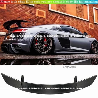 Carbon Fiber For Audi R8 2016-2020 Rear Wing Trunk Blade Spoiler Boot V ...