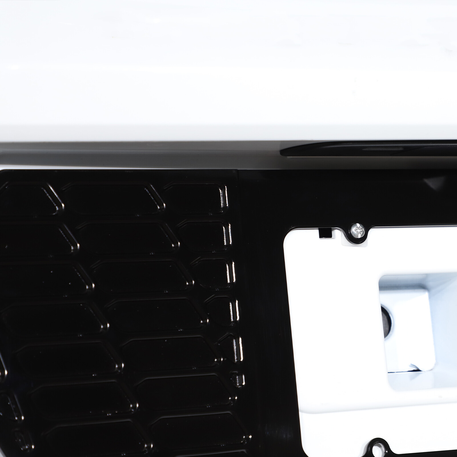 Gloss Black Aluminum Rear License Plate Filler Panel Frame Fits ...