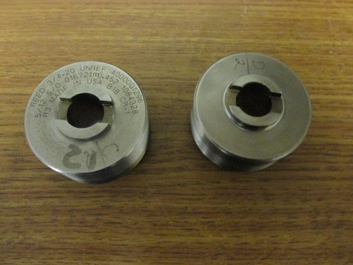 Reed-Rico Thread roll dies 3/4-20 UNREF B-18 | eBay