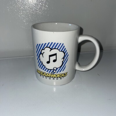 Dreamworks Records Ceramic Mug Vintage 90's Retro Recording Media RARE ...