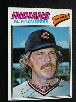 1977 Topps Baseball Card # 449 Al Fitzmorris - Cleveland Indians | eBay