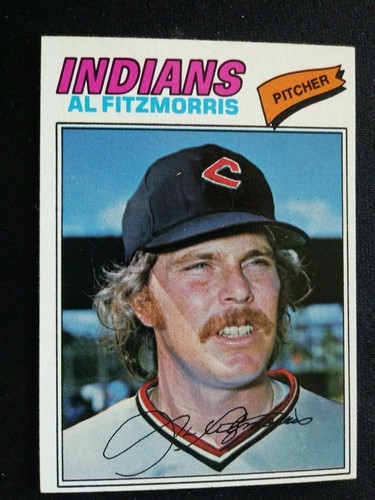 1977 Topps Baseball Card # 449 Al Fitzmorris - Cleveland Indians | eBay