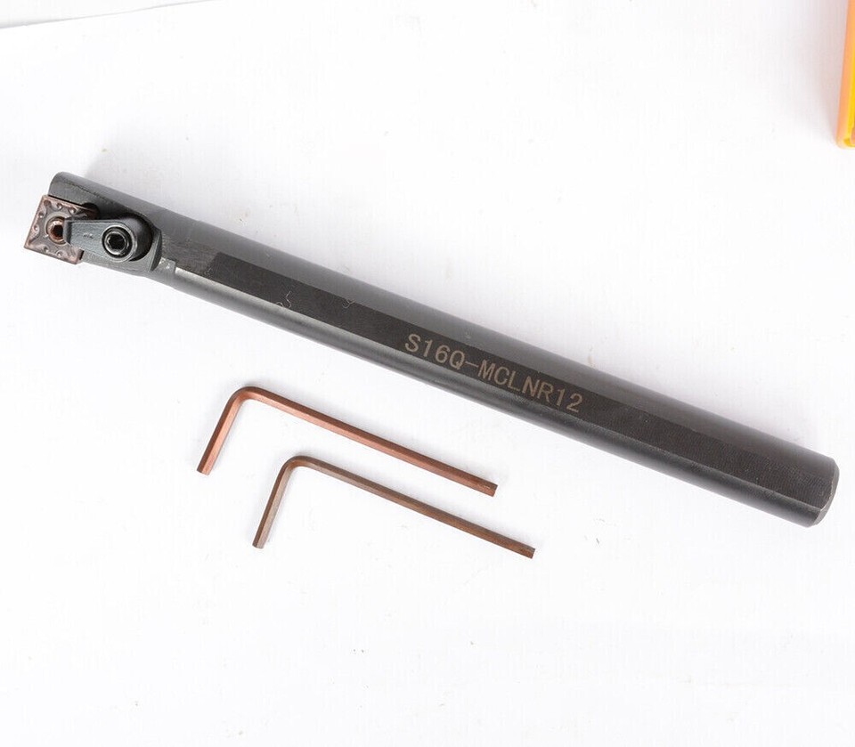 S16Q MCLNR12 Lathe Internal Turning Tool Holder Boring Bar 10* CNMG120404 Insert | eBay