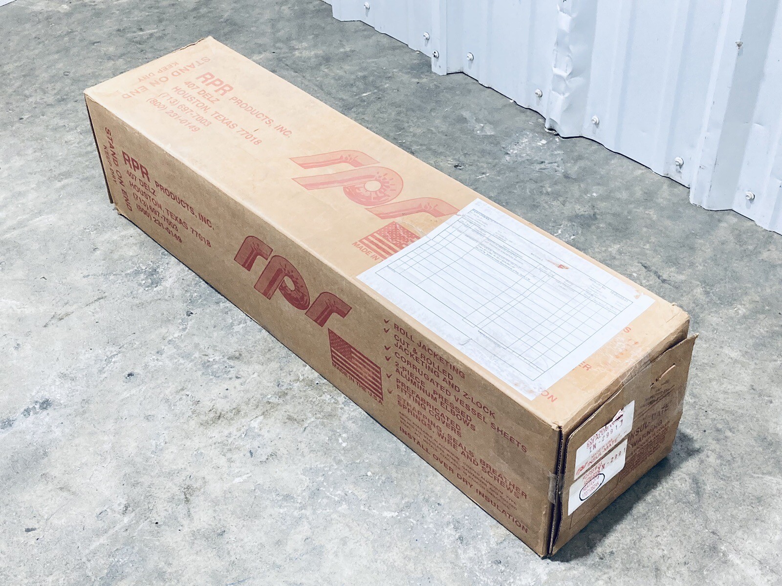 RPR INSUL-MATE LN-2991 SMOOTH ALUMINUM ROLL JACKETING W/ MB .032" X 36 ...