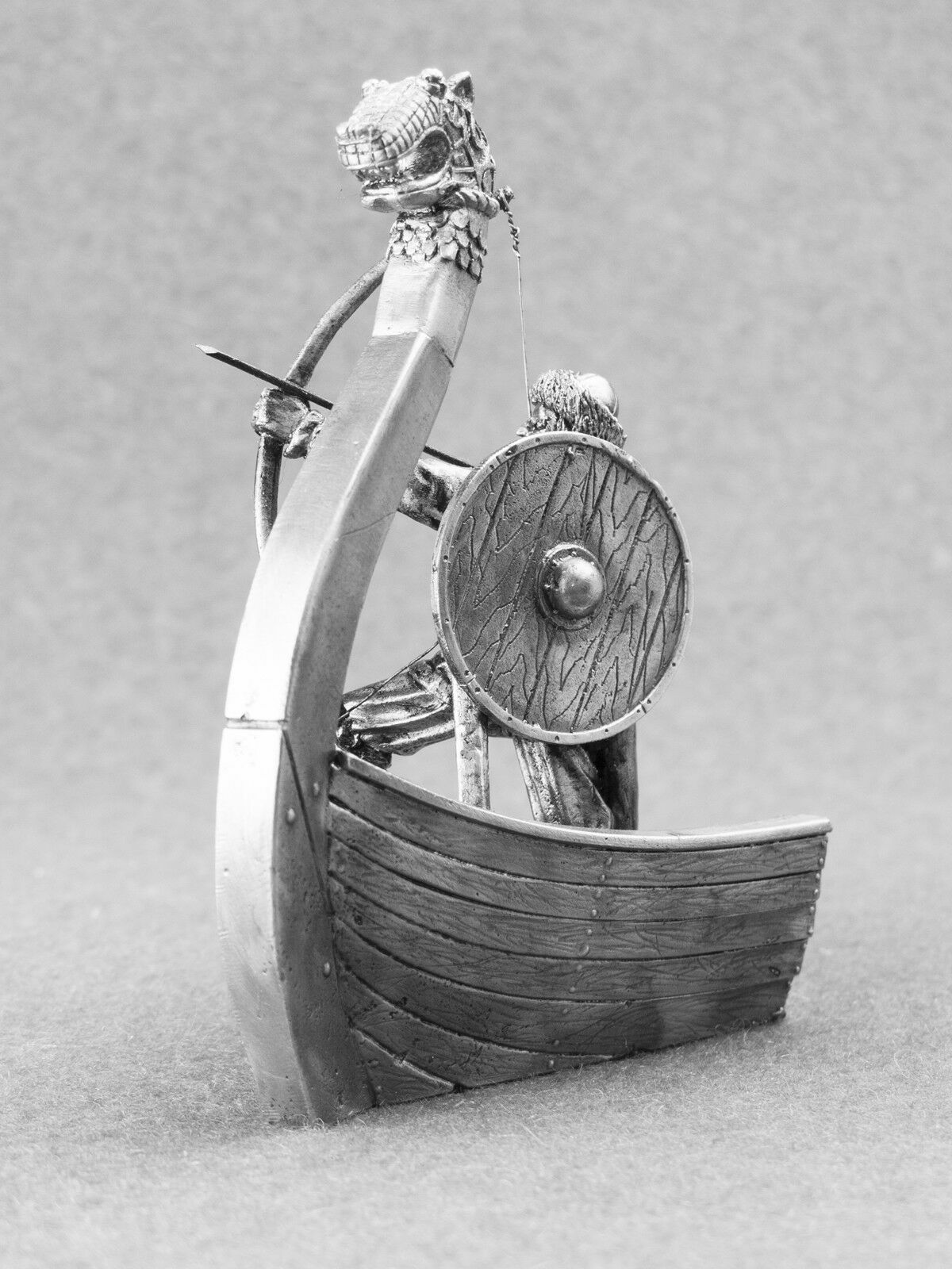 VIKING-BOWMAN ON THE DRACCARE Figurines Miniatures Tin 54mm 1/32 | eBay