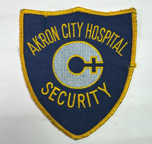 Akron City Hospital Security Ohio OH Patch I2B | eBay