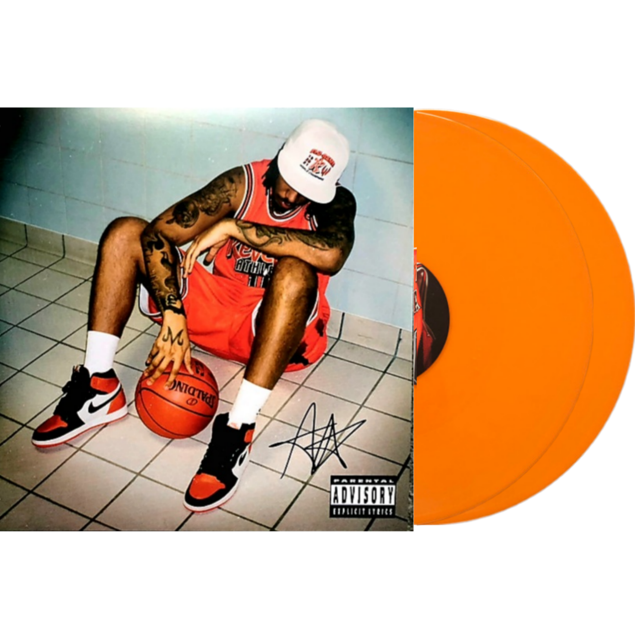 SIGNED AJ Tracey: Flu Game - Orange Vinyl - Limited Edition Double ...