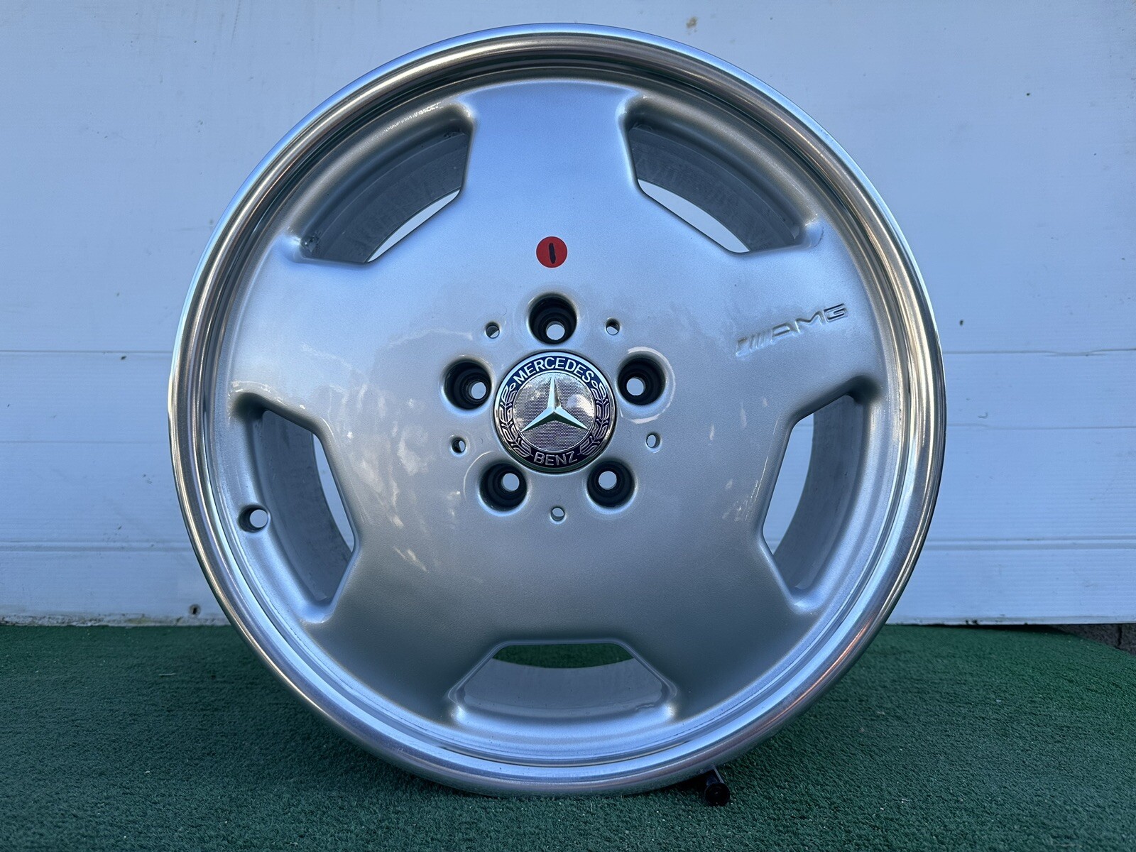 17" Mercedes-Benz AMG Monoblock Genuine Factory OEM Stagger Wheels Rims ...