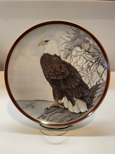 BALD EAGLE BY C. FORD RILEY. HAMILTON COLLECTION NO 906 OF 1983 ...