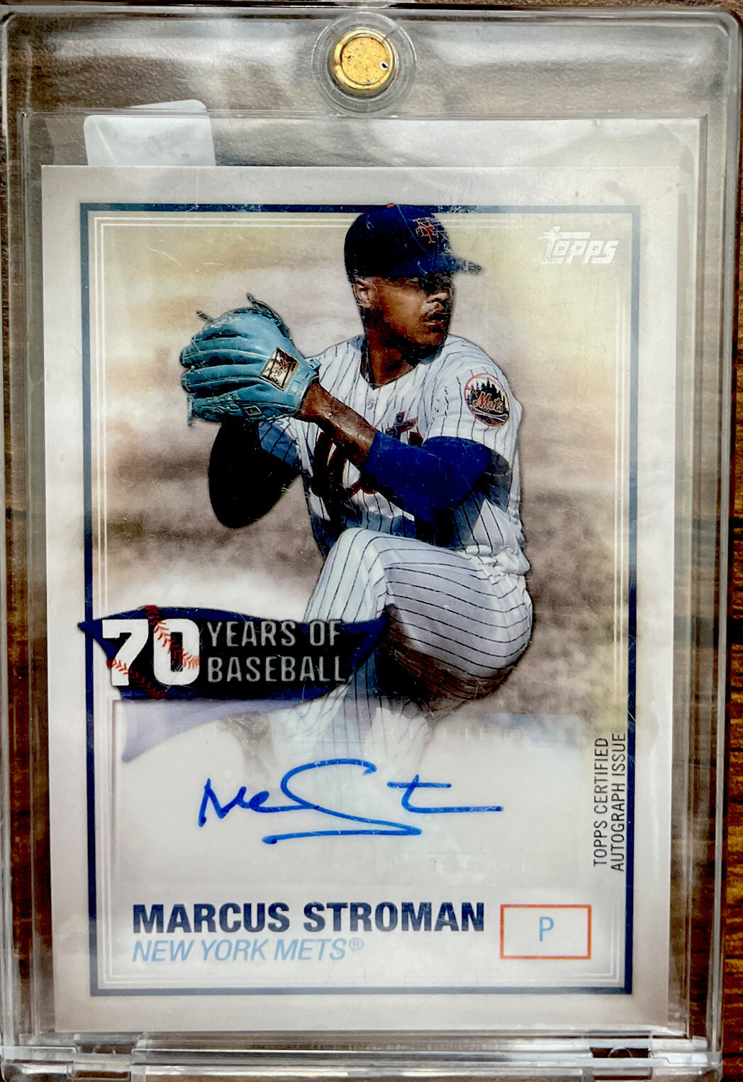 Topps 2021 Marcus Stroman 70YA-MST 70 YOB Autograph #50 Mint FREE ...