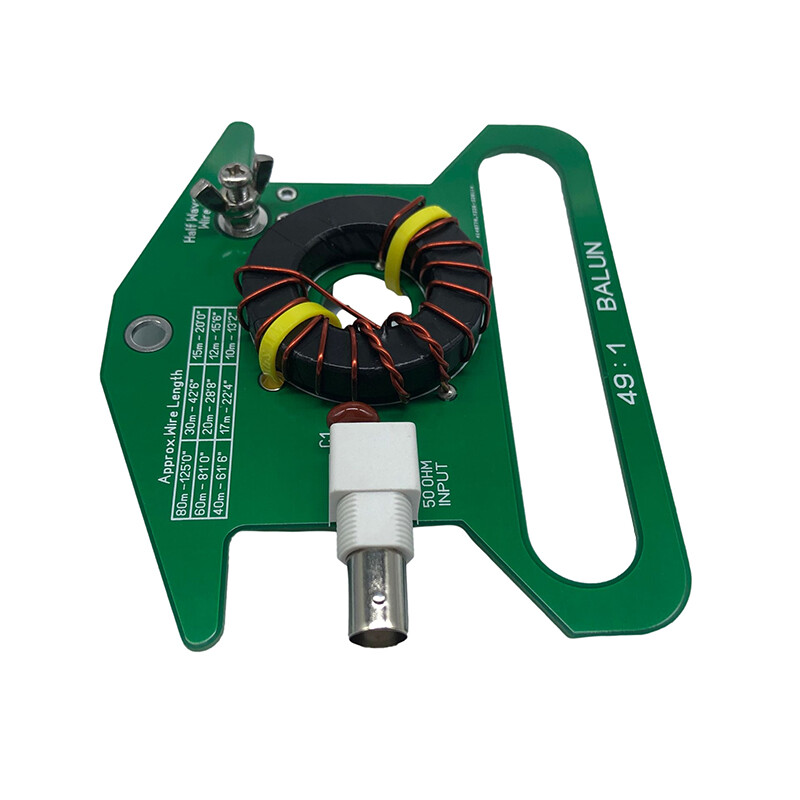 100W 49:1 Balun Unun Antenna Portable No Tune End Fed Half Wave Antenna ...