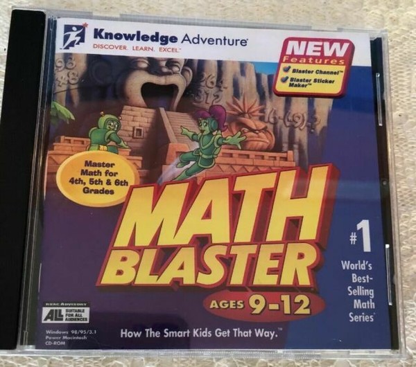 Knowledge Adventure Math Blaster Ages 9 - 12 for sale online | eBay