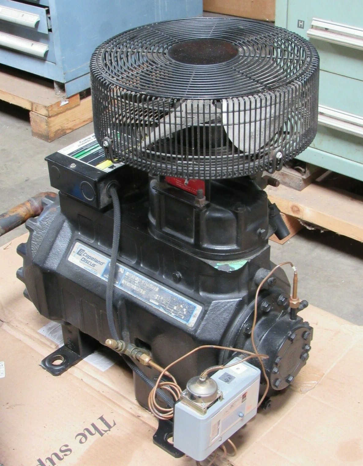 COPELAND DISCUS MOTOR 2DA3-060E-TFC-200 W/ FAN, FROM TENNY T40C-10 | eBay