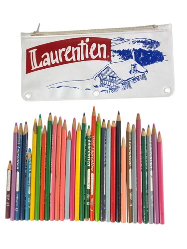 Vintage Laurentien Coloured Pencils VENUS Canada RARE Colors Case ...