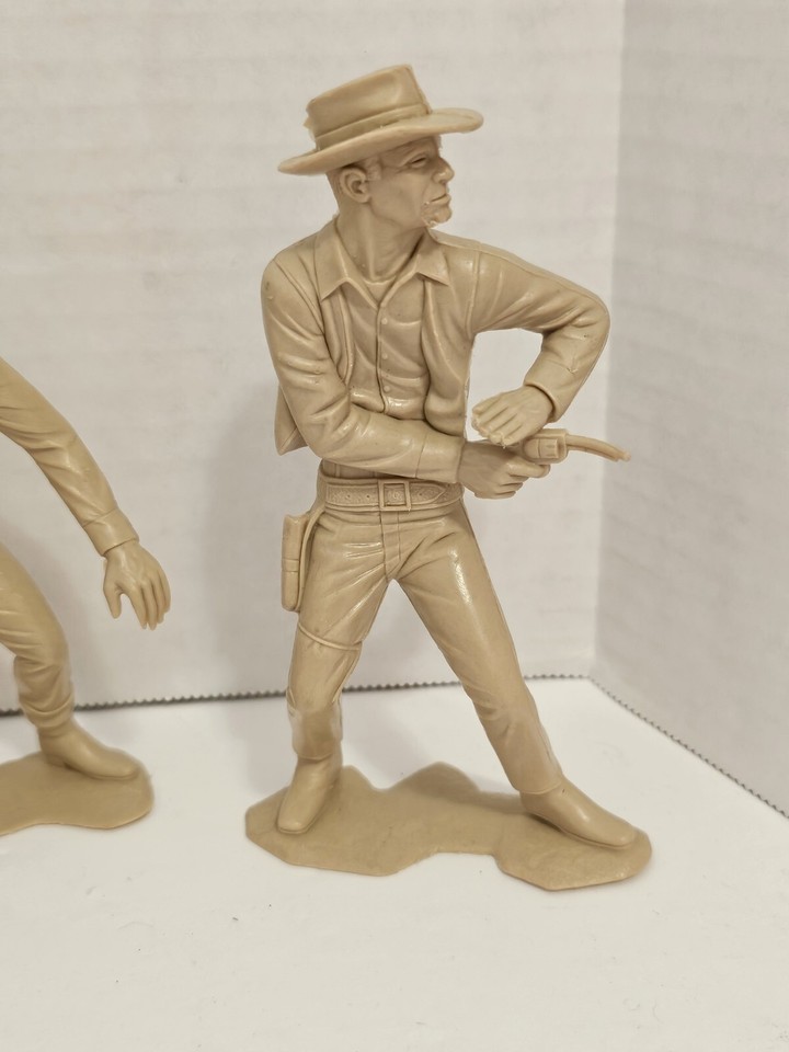 Lot Of 6 Vintage Louis Marx Cowboys And Indians 4" Figures AN | eBay