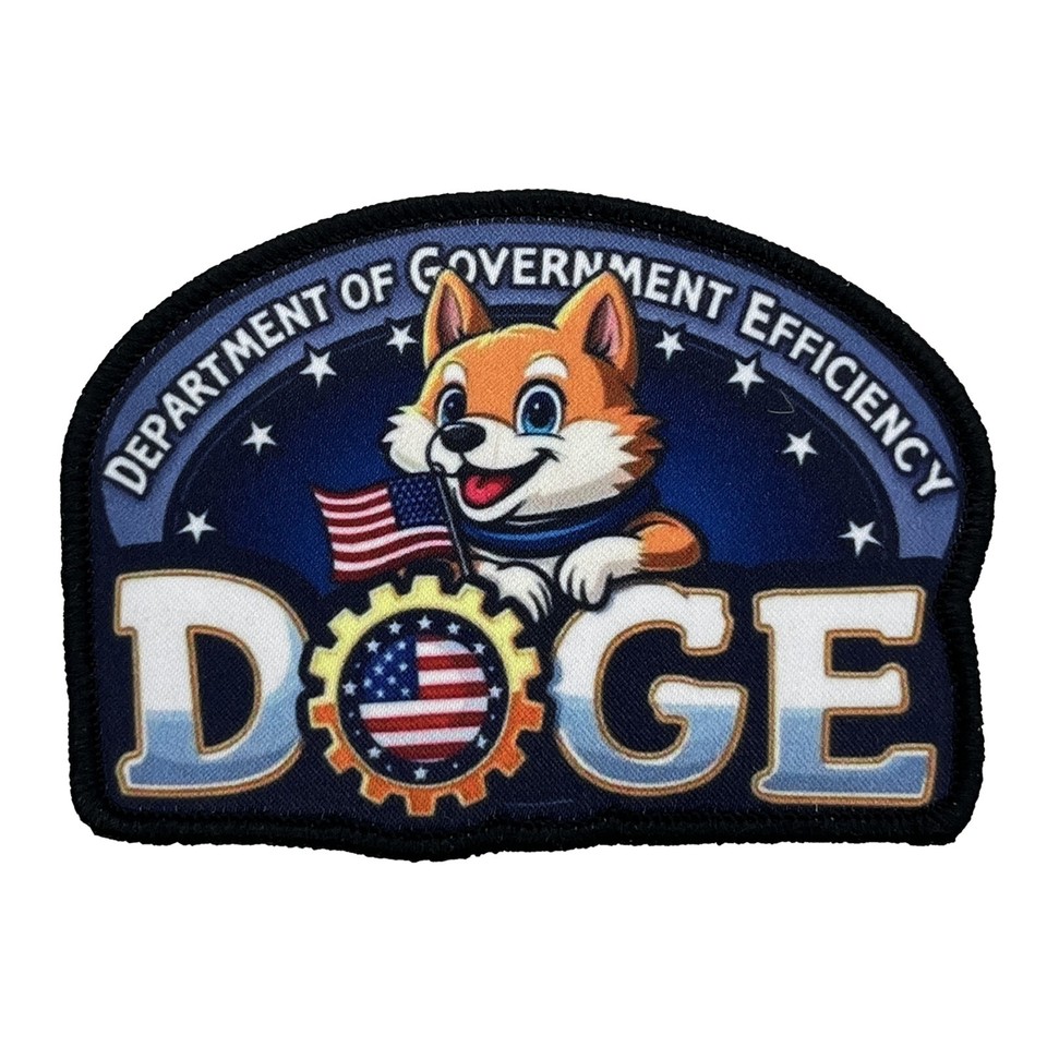 Funny Humor Doge Meme Hook Loop Patches Tactical Morale Badge Dog ...