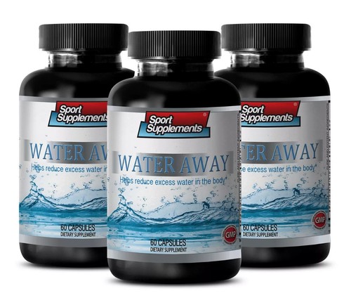 Hydration Boost - WATER AWAY PILLS - Body Lightness 3 Bottles 180 ...