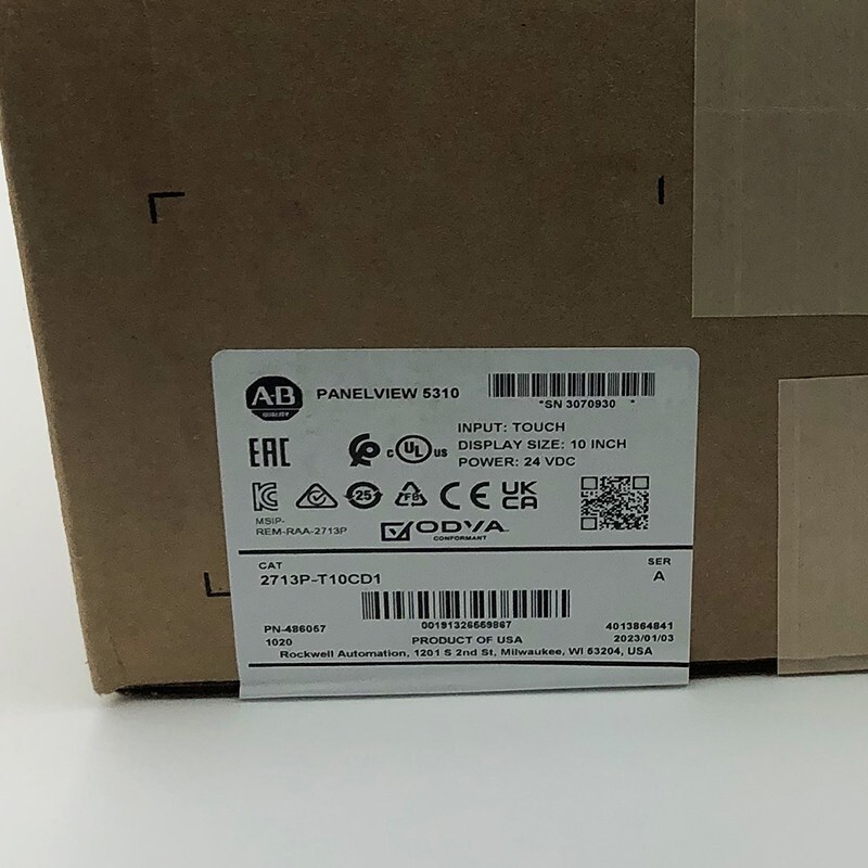 Allen-Bradley PanelView 5310 2713P 10" Wide Display, Branded Panel for ...