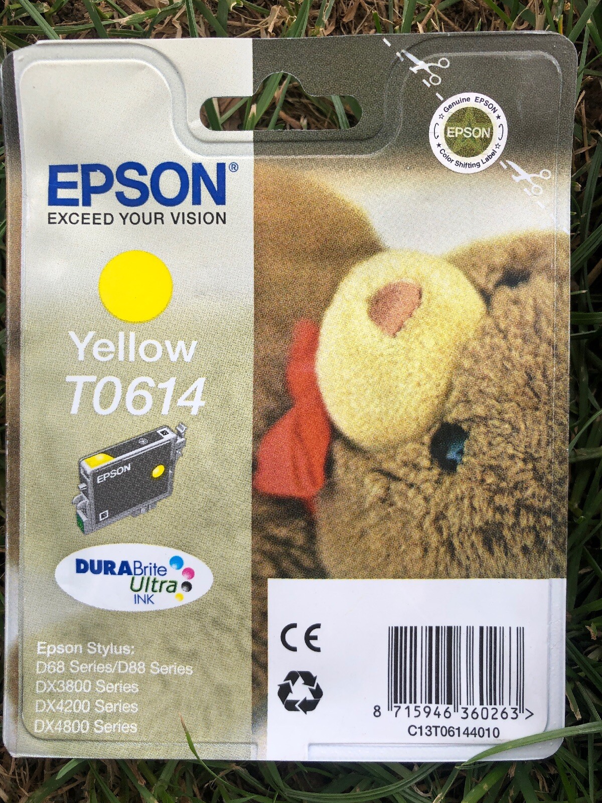 T0614 GENUINE EPSON T0614 Yellow Ink Cartridge for Epson Stylus D68 D88 ...