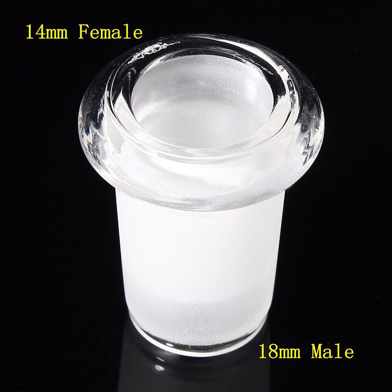 NEW| 18mm Male to 14mm Female Glass Adapter |FAST FREE SHIPPING ...